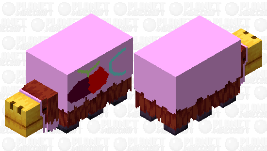 cherry blossom sniffer Minecraft Mob Skin