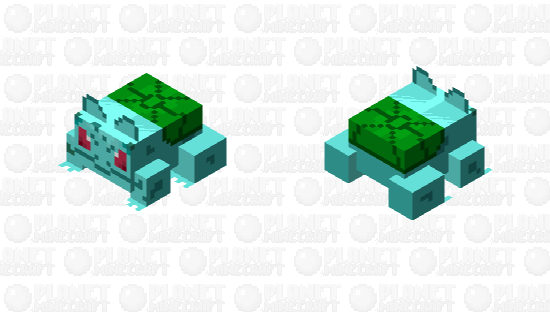 Bulbasaur (Reuploaded and improved) Minecraft Mob Skin