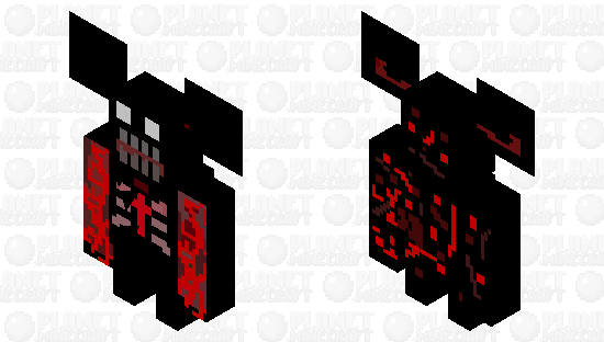 Demon Warden Minecraft Mob Skin