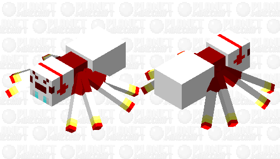 snow spider going outside Minecraft Mob Skin
