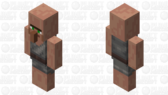 Villager with arms base (programmer art) Minecraft Mob Skin
