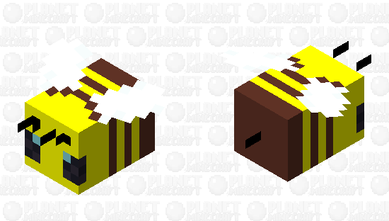 Clean bee skin Minecraft Mob Skin