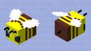 Clean bee skin Minecraft Mob Skin