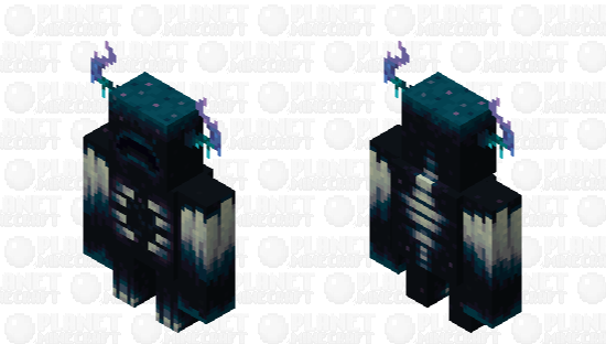 Origin realms warden Minecraft Mob Skin