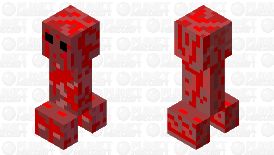Blood creeper Minecraft Mob Skin