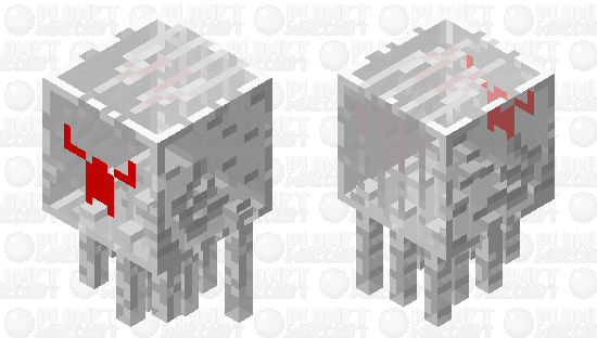 Ghost Shooting Minecraft Mob Skin