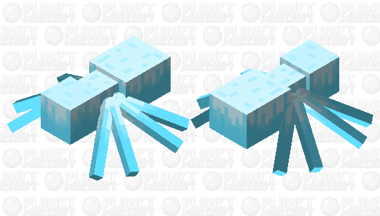Ice Spider Minecraft Mob Skin