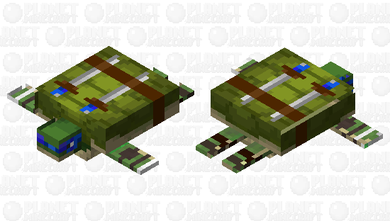 TMNT Leo Minecraft Mob Skin