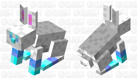 Brrr Bunny Minecraft Mob Skin