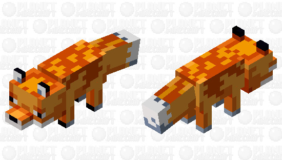 fox Minecraft Mob Skin