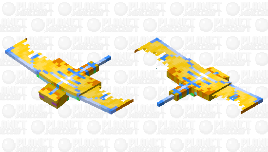 Yellow Phantom Minecraft Mob Skin