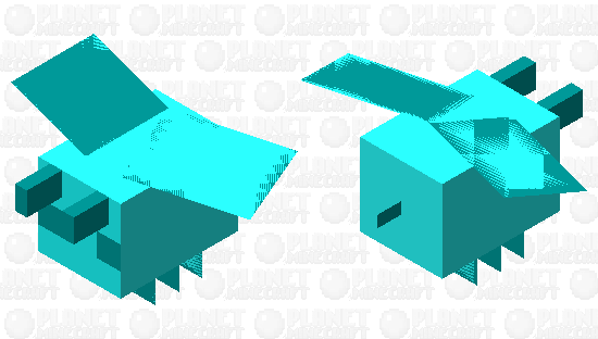 Ice bee Minecraft Mob Skin