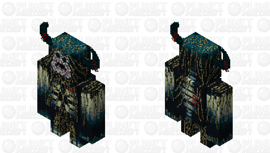 Shaman Warden Benin Voodoo Minecraft Mob Skin