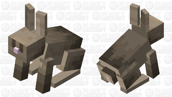 Normal Rabbit Texture (for all bunnnies) Minecraft Mob Skin