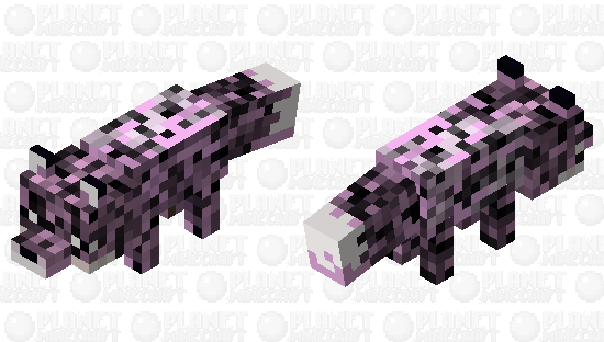 Pink Fox (Java) Minecraft Mob Skin