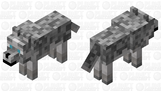 Dire the Husky Minecraft Mob Skin