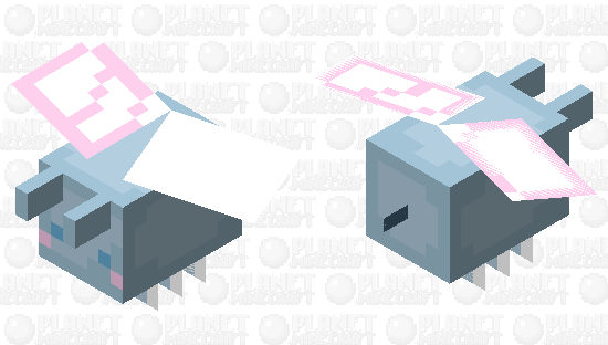 Cute blue bee Minecraft Mob Skin