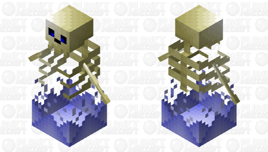 Skeleton spirit snowman Minecraft Mob Skin