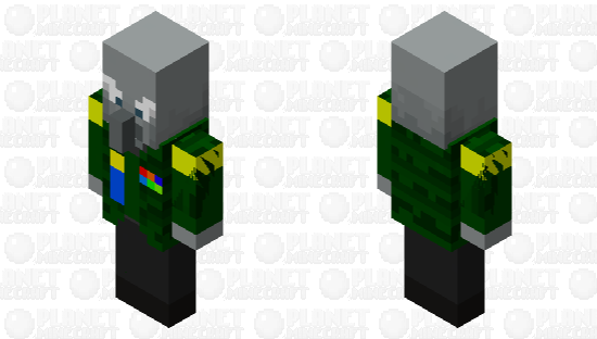 Veteran Illager Minecraft Mob Skin