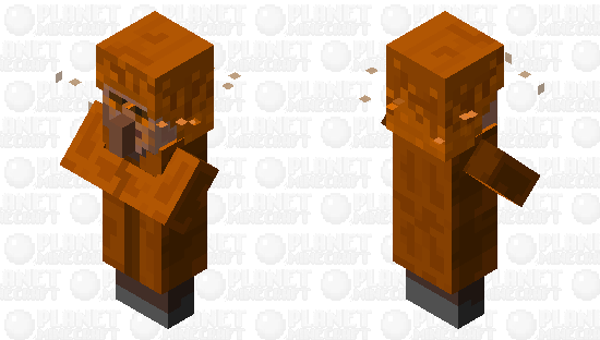 Villager Firemancer Minecraft Mob Skin