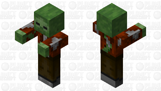 Zombie Skin Minecraft Mob Skin