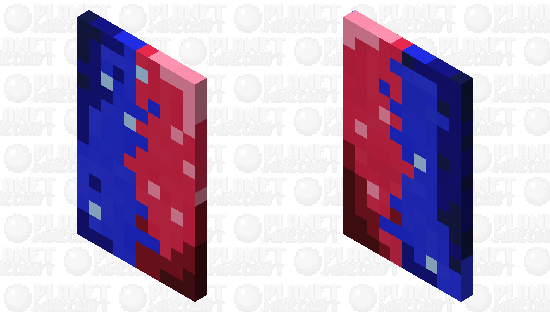 Red and Blue Retro cape! Minecraft Mob Skin