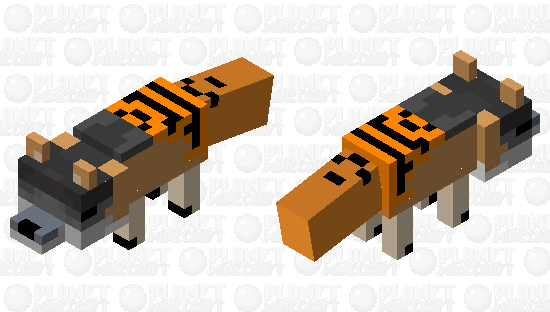 tigre de tasmania Minecraft Mob Skin