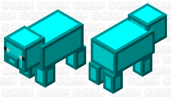 The DIAMOND pig Minecraft Mob Skin