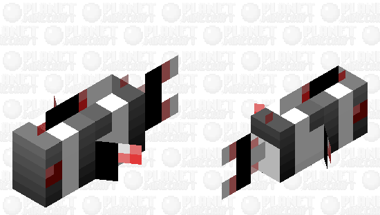 Corrupted Chaos Fish Minecraft Mob Skin