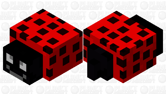 Happy Ladybug Minecraft Mob Skin