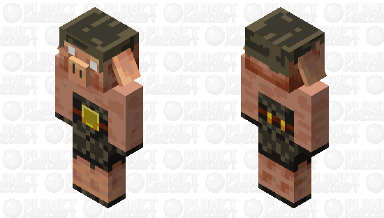 Piglin Runt Minecraft Mob Skin