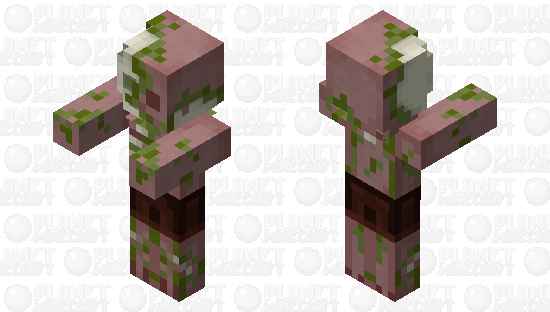 [old] zombie pigman | original mob skin by vvampyre Minecraft Mob Skin