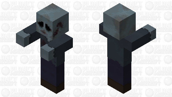 Scary Zombie!! Minecraft Mob Skin