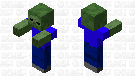 Benjamin the zombie Minecraft Mob Skin