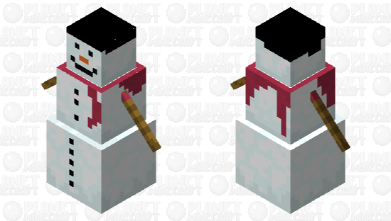 classic snowman Minecraft Mob Skin