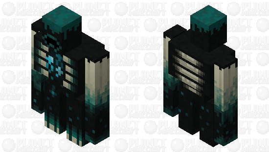 warden golem Minecraft Mob Skin
