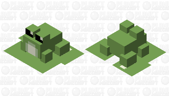 Deeeep.io frog Minecraft Mob Skin