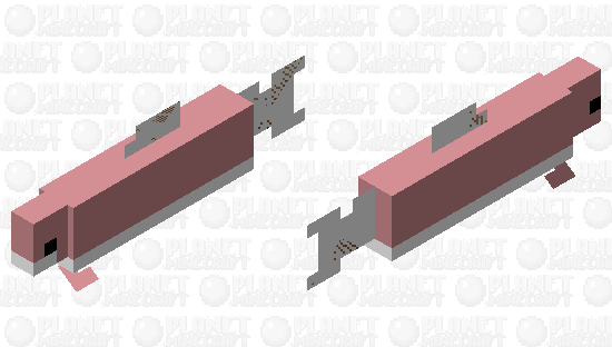 Pink salmon Minecraft Mob Skin