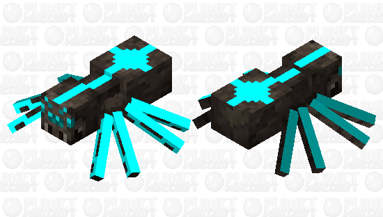 Ice spider Minecraft Mob Skin