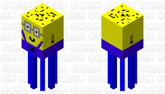Minion Squid Minecraft Mob Skin