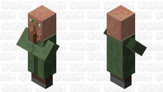 Big nose Villager Minecraft Mob Skin