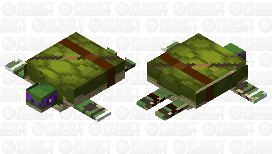 TMNT Donnie Minecraft Mob Skin