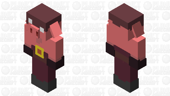 Minecraft Legends: Piglin Mace Runt Minecraft Mob Skin