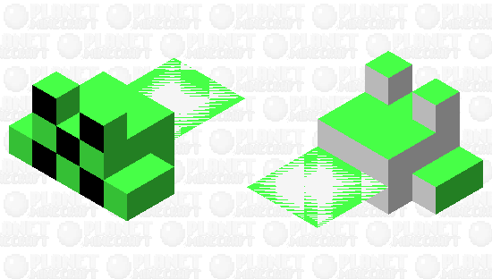 Creeper puffer fish Minecraft Mob Skin