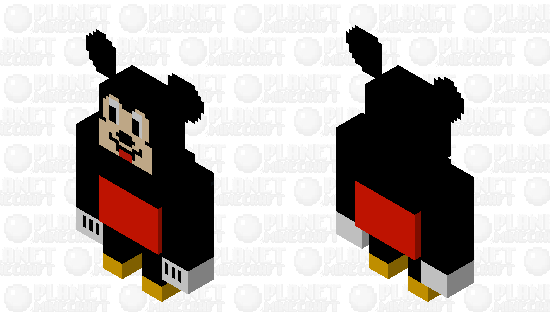 Mickey Mouse Minecraft Mob Skin