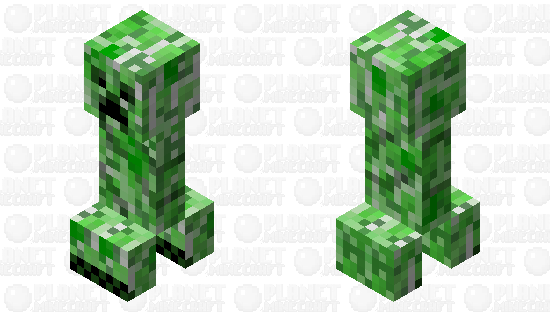 simple creeper Minecraft Mob Skin