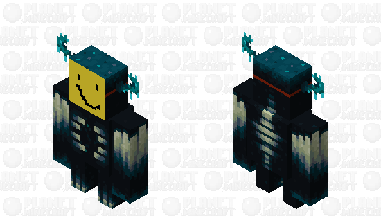 No no mister steve I swear I'm not a warden. Minecraft Mob Skin