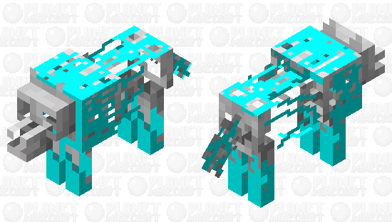 Skeleton dog! Minecraft Mob Skin