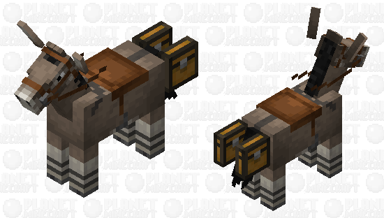 African Wild Ass Minecraft Mob Skin
