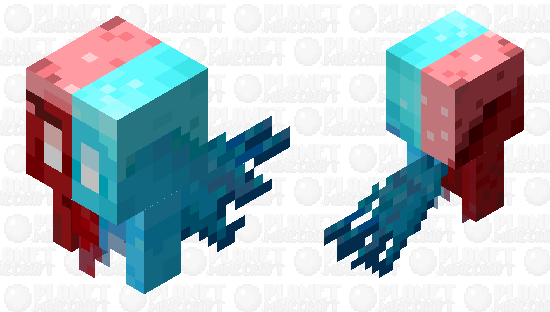 Half Evil Half Allay Minecraft Mob Skin